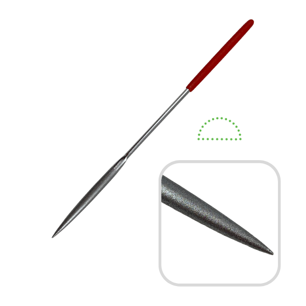 Diamond Needle File. 200 Grit. Half Round – Eternal Tools